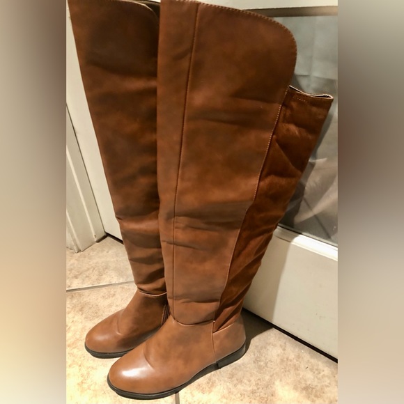 Altar'd State | Shoes | Altard State Womens Over The Knee Brown Riding ...